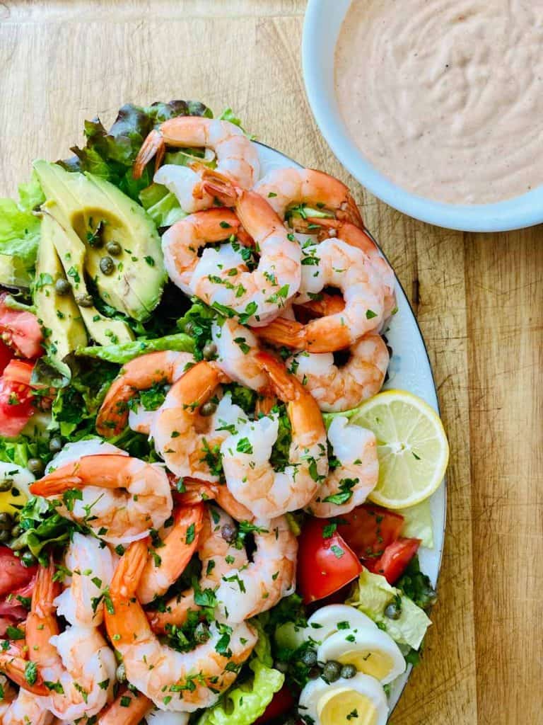 Shrimp Louie Salad - Betty Eatz