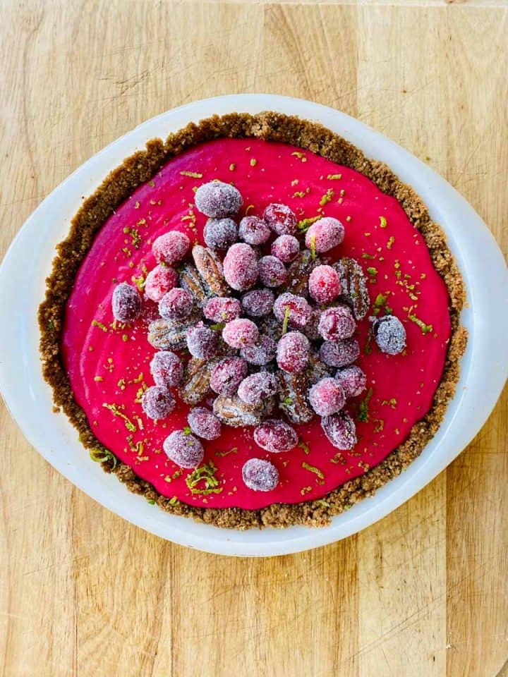 Cranberry Lime Pie - Betty Eatz